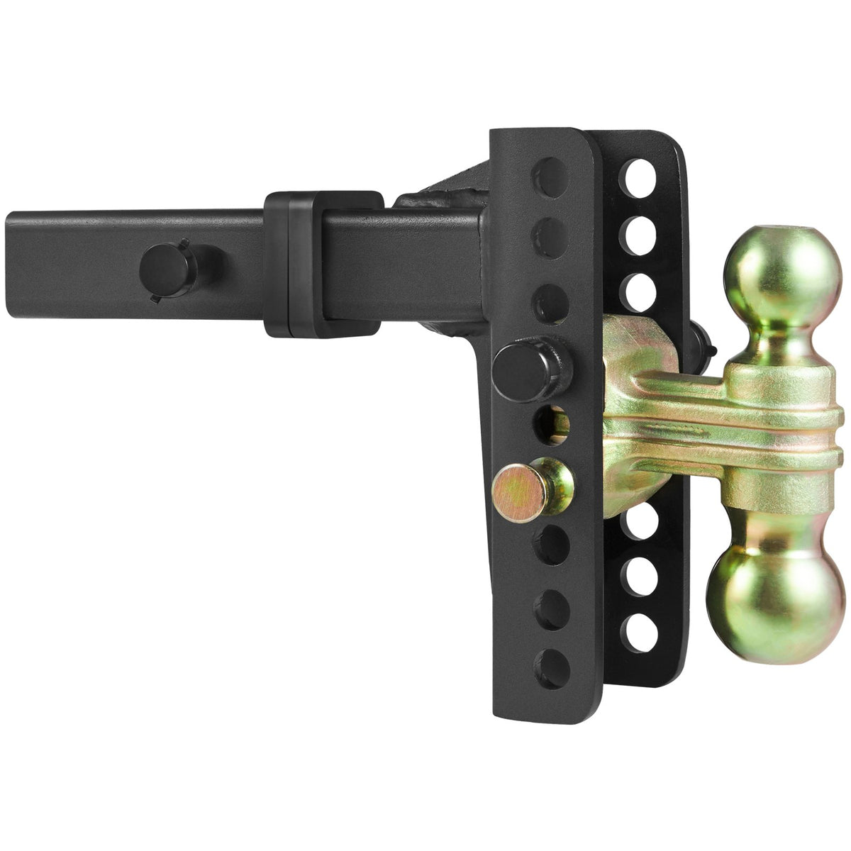 Adjustable Towing Hitch with 152mm Drop & 114mm Rise – Dual Tow Balls ...