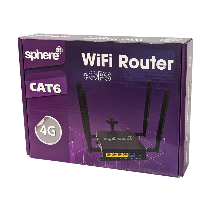SPHERE CAT6 4G WiFi Router with GPS — Outback Vagabond
