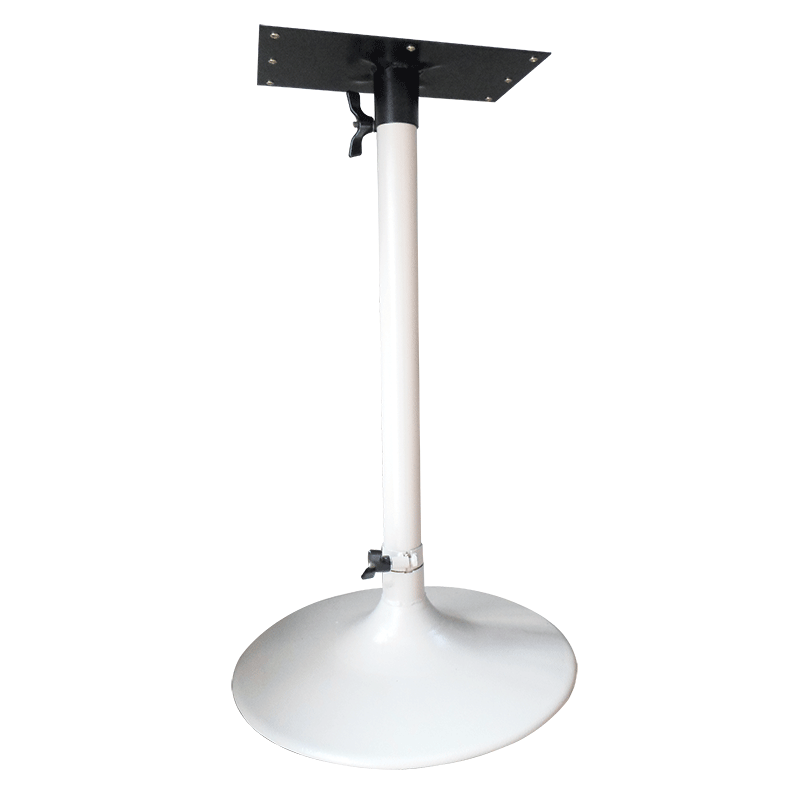 Caravan Table Leg | Wine Glass Shape | Complete with Base & Top Plate ...